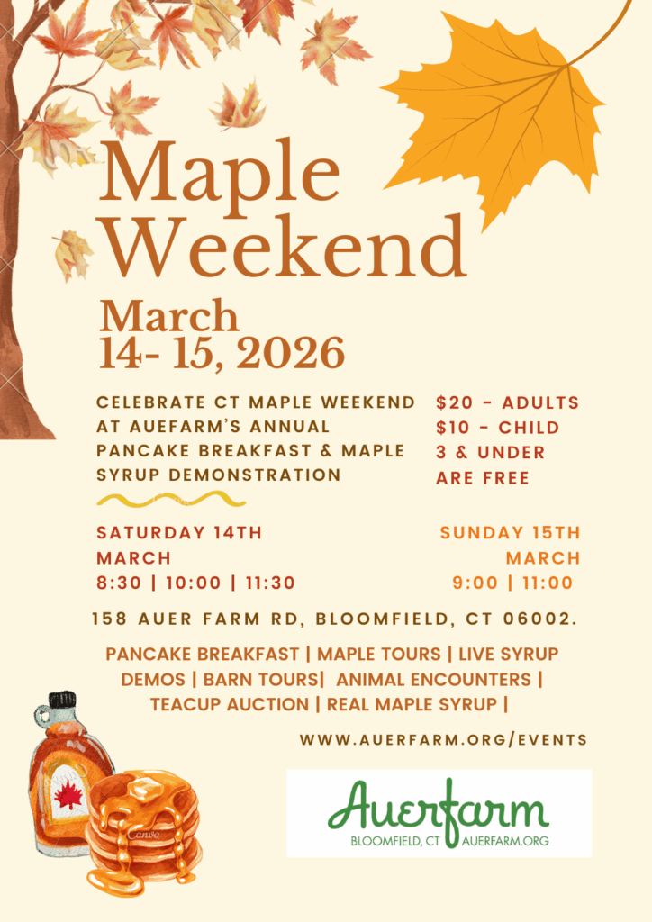 2026 maple weekend flyer – Auerfarm